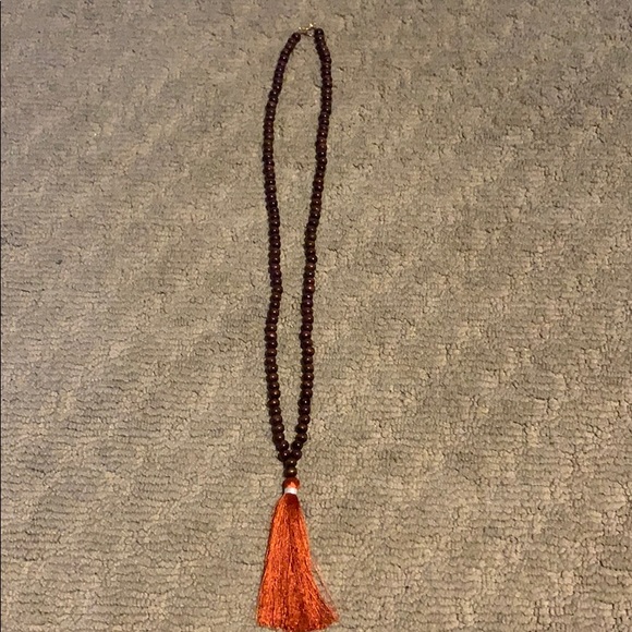 Jewelry | New Burnt Orange Tassel Necklace | Poshmark